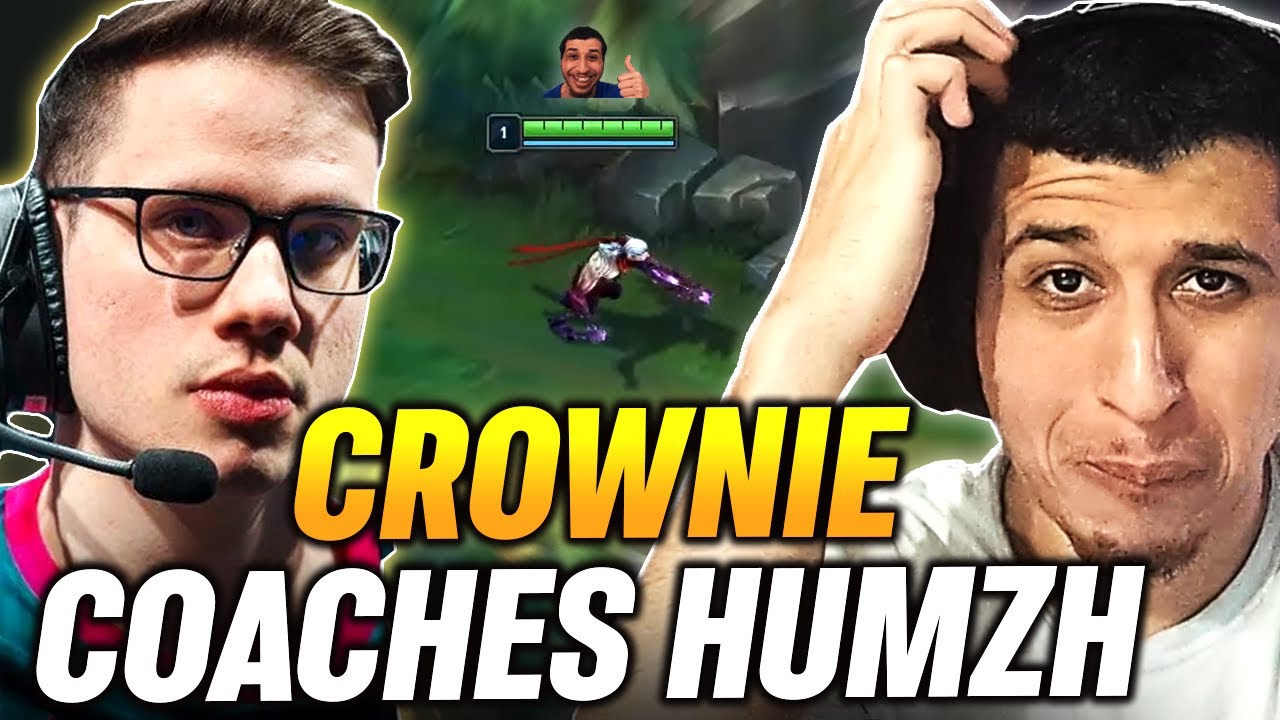HUMZH GETS COACHED ON ADC BY CROWNSHOT IN CHALLENGER - YouTube