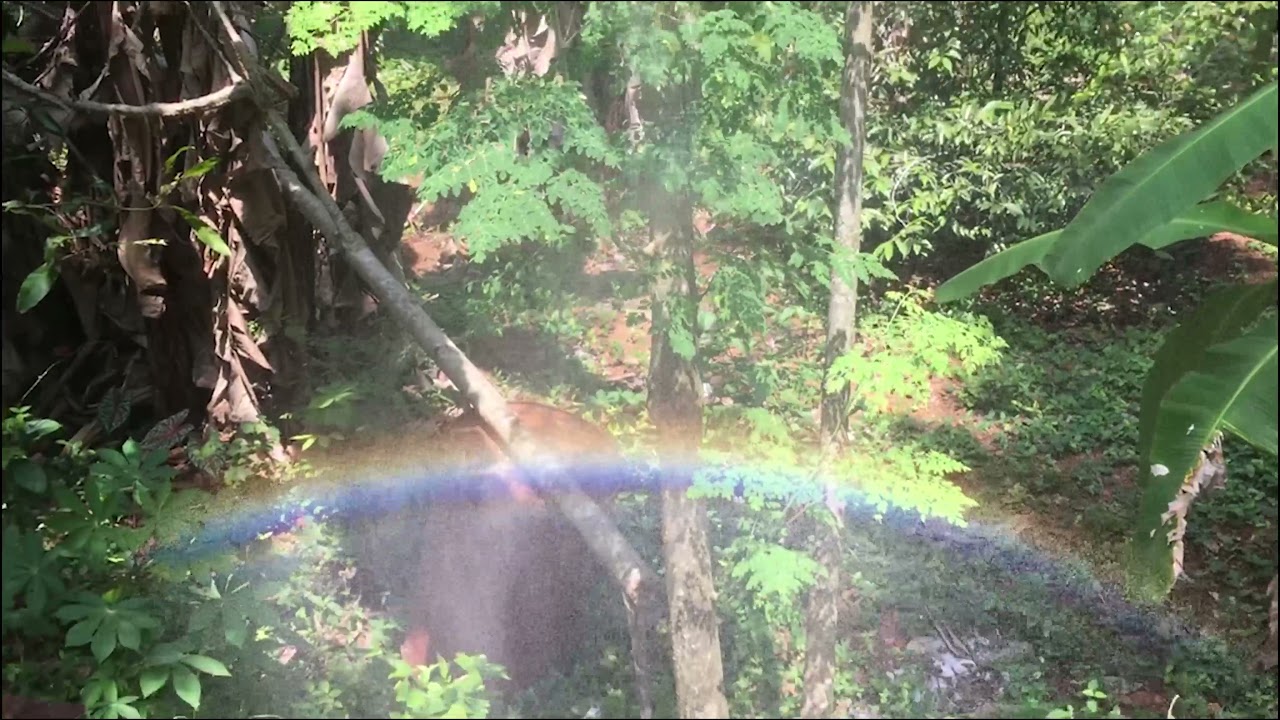 creating a virtual/artificial rainbow - YouTube