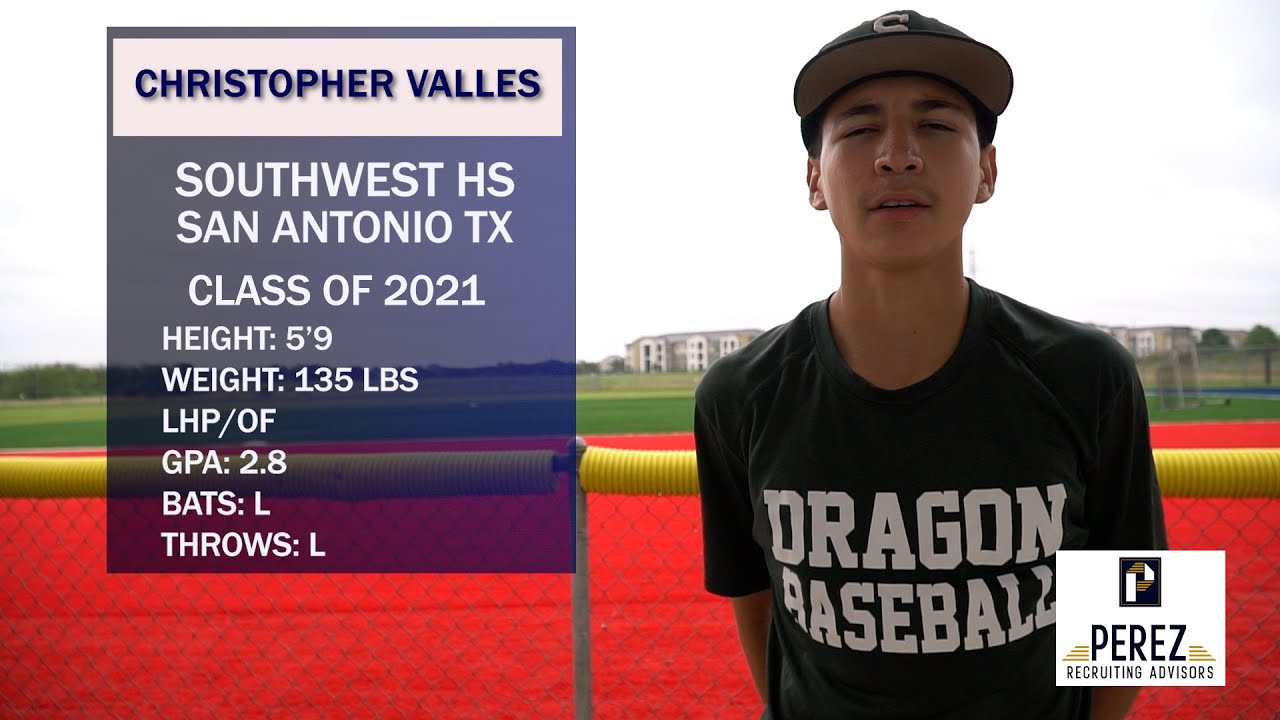 Christopher Valles - LHP/OF - Class of 2021 - YouTube