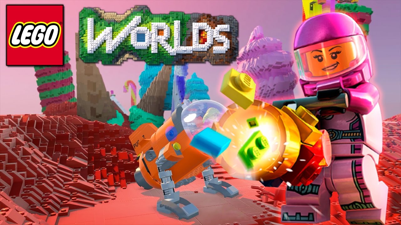 FUI PARA O MUNDO DOCE | LEGO Worlds - YouTube