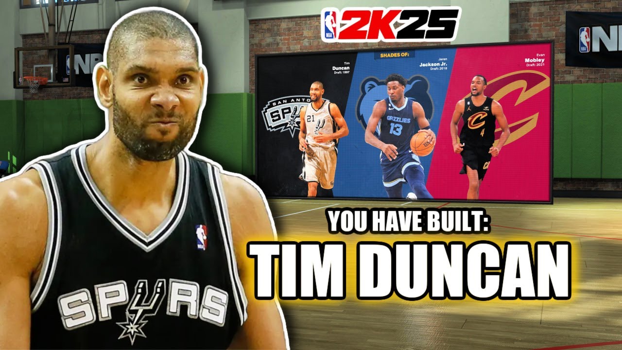Best Tim Duncan Build in NBA 2K25 (CURRENT GEN) - YouTube