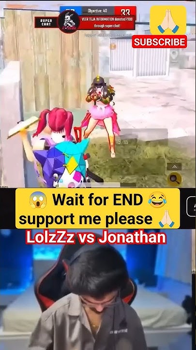LolzZz vs Jonathan 1v1 😱 Jonathan gaming vs LolzZz gaming ️ #ytshorts #youtubeshorts #bgmi # ...