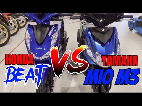 HONDA BEAT VS YAMAHA MIO M3 WALK AROUND | CLICK TV - YouTube