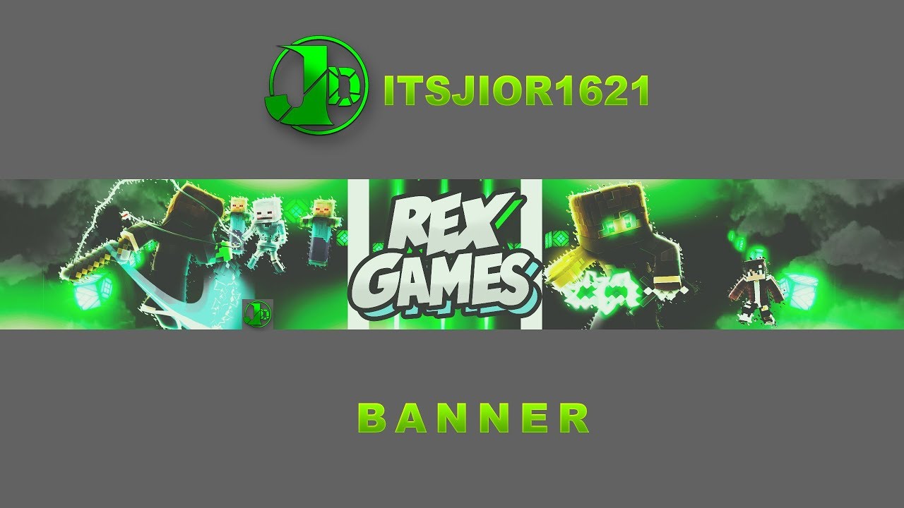 BANNER PARA REX GAMES || SPEED ART itsJior1621 - YouTube