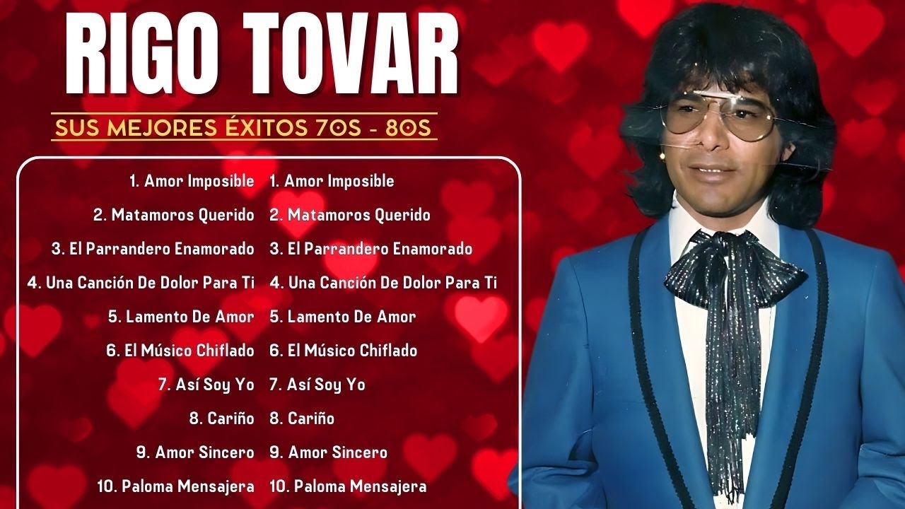 Rigo Tovar 25 Éxitos Inolvidables ~ Los Mejores Éxitos de Rigo Tovar ...