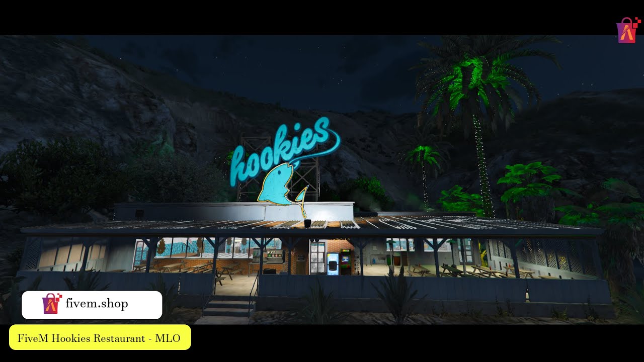Hookies MLO FiveM | FiveM Restaurant MLO #fivem #restaurant - YouTube