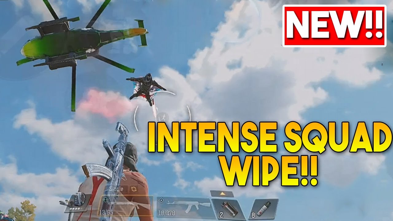 INTENSE SQUAD WIPE IN CALL OF DUTY MOBILE - BATTLE ROYALE - YouTube
