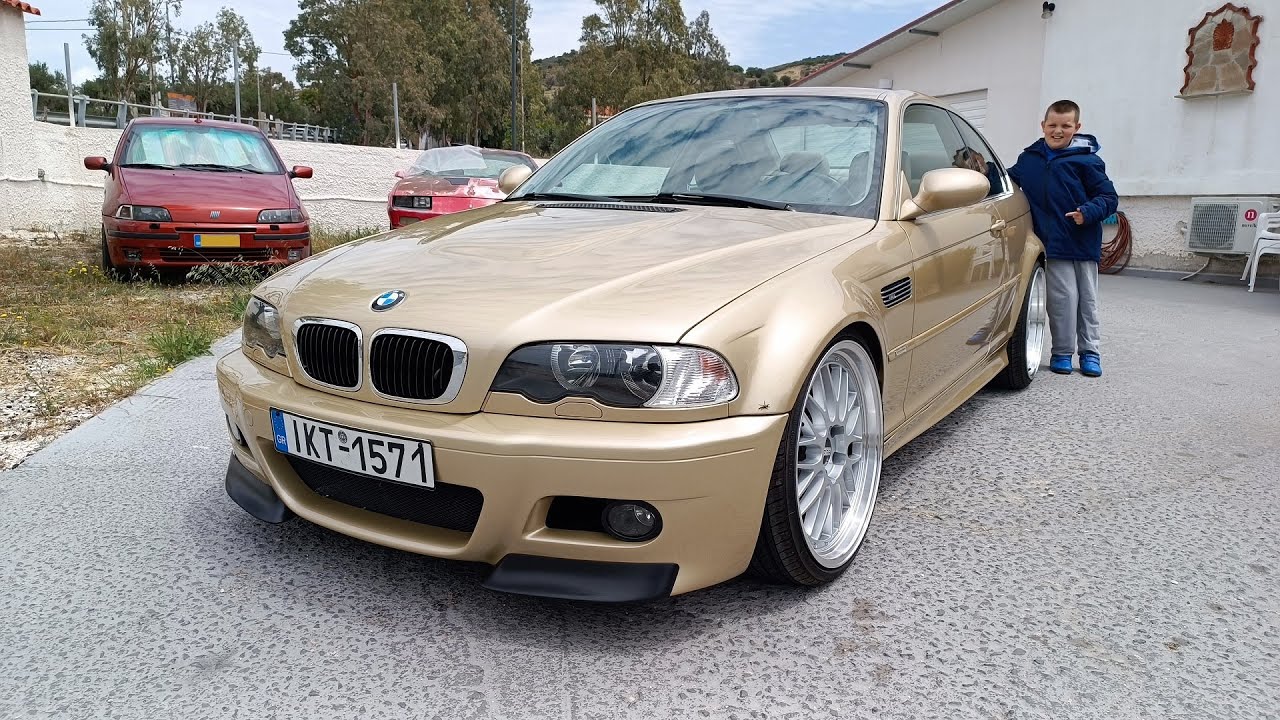 BMW E46 Coupe look M3 - Μία timeless ομορφιά σε χρυσό και ασήμι ! - YouTube