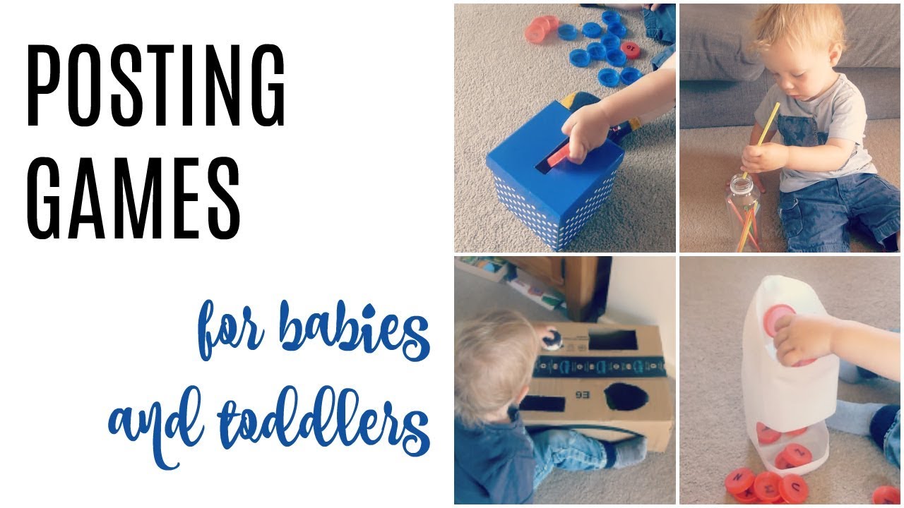 POSTING ACTIVITIES FOR BABIES AND TODDLERS - YouTube