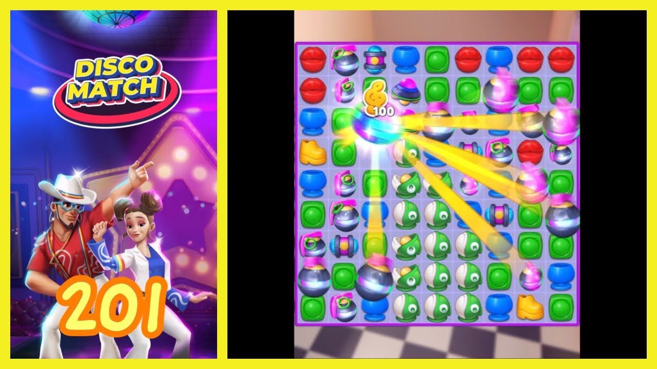 Disco Match Gameplay 201 - YouTube