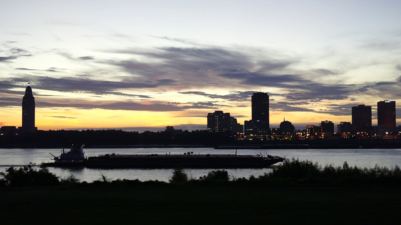 Baton Rouge Skyline at Dawn - YouTube