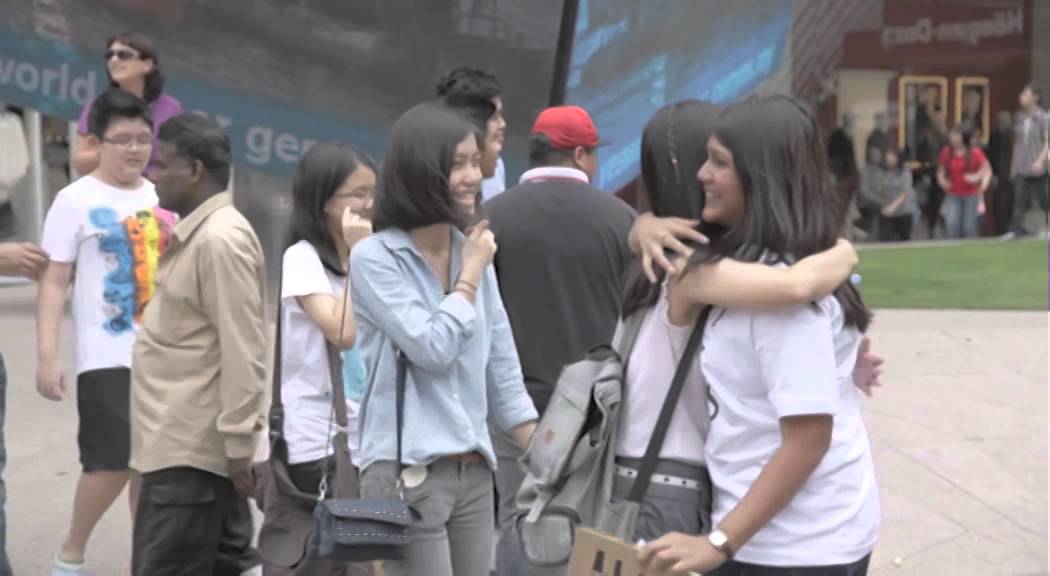 Free Hugs Campaign With A TWIST 011213 - YouTube