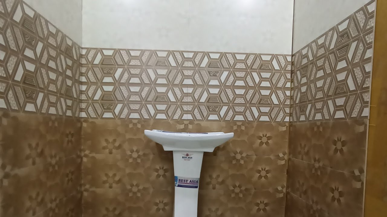Times Ceramic Matt Finish Tile 3D Design New Article Washroom Tiles 12× ...