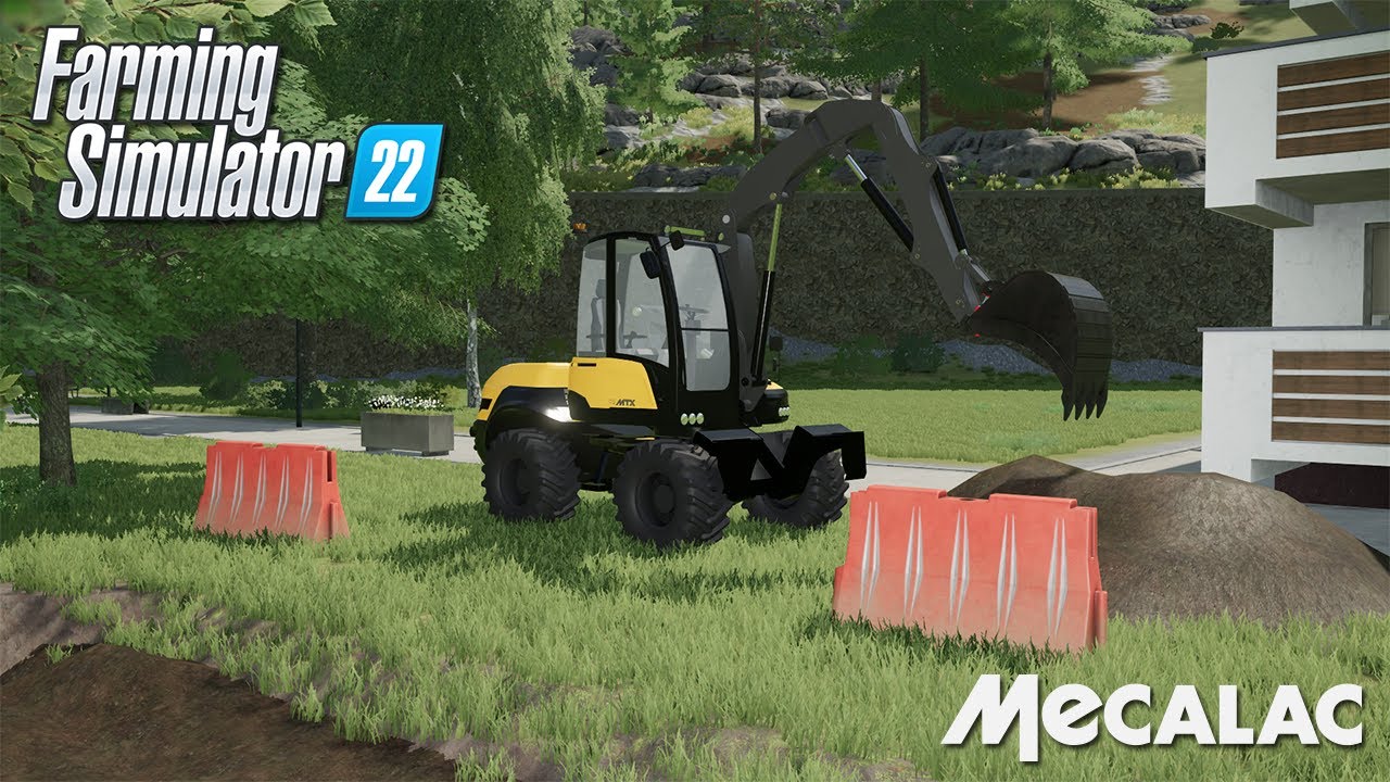 NEW MECALAC 12 MTX IS OUT !!!!!! || FARMING SIMULATOR 22 || PUBLIC ...