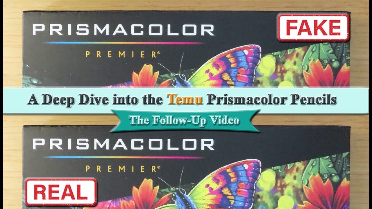 A Deep Dive into the Temu Prismacolor Pencils || Are they Fake or Real ...