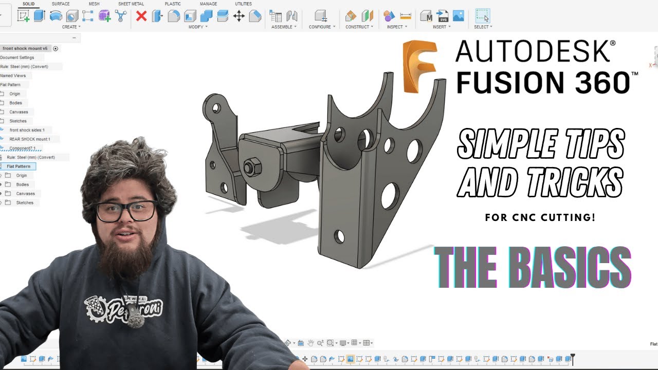 Fusion 360 BASICS tips and tricks and how to draw - YouTube