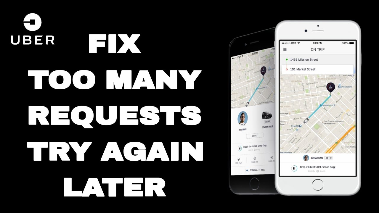 How To Fix And Solve Uber Too Many Requests Try Again Later | Final ...