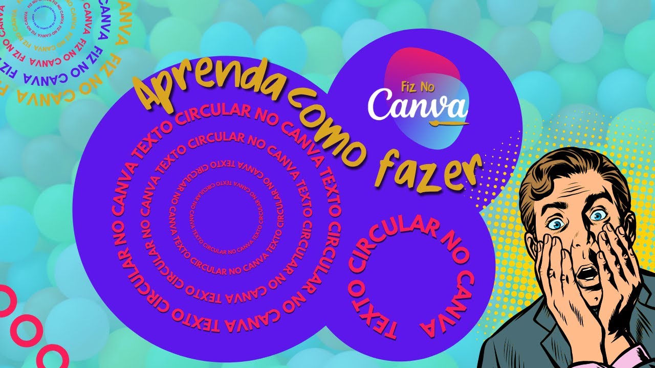COMO FAZER TEXTO EM CÍRCULO NO CANVA - YouTube