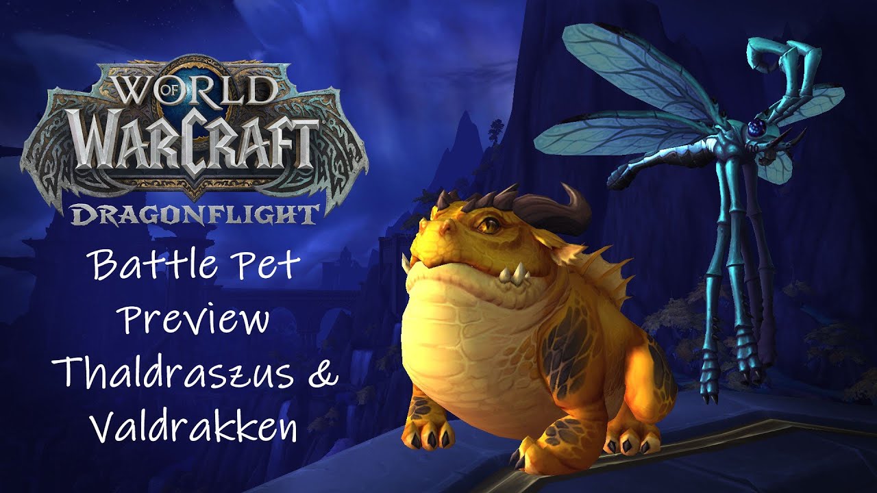 Dragonflight Battle Pet Preview: Thaldraszus & Valdrakken - YouTube