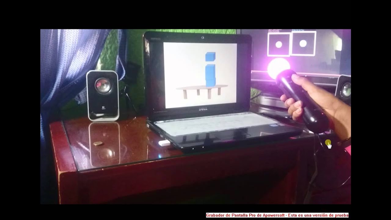 Demo de la aplicacion PSMOVE - YouTube