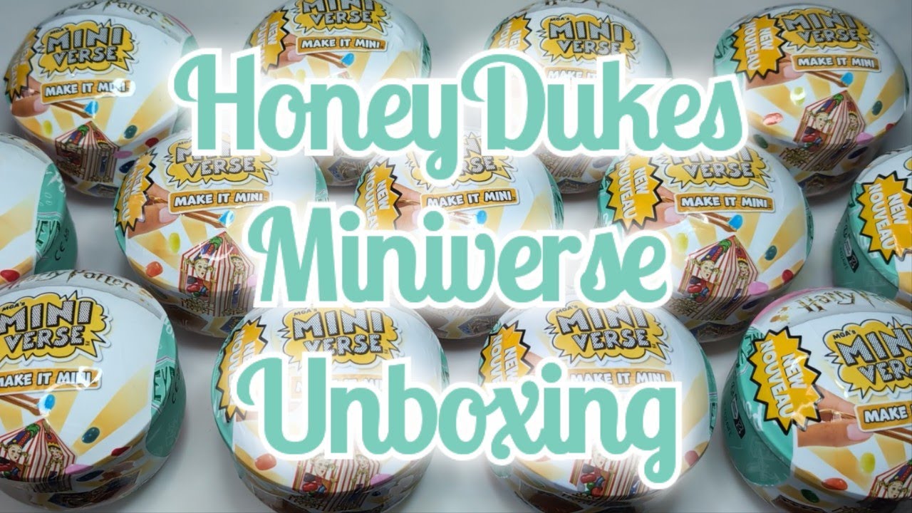 New Honeydukes Miniverse Let's Open & Check Out the Tiny Details! - YouTube