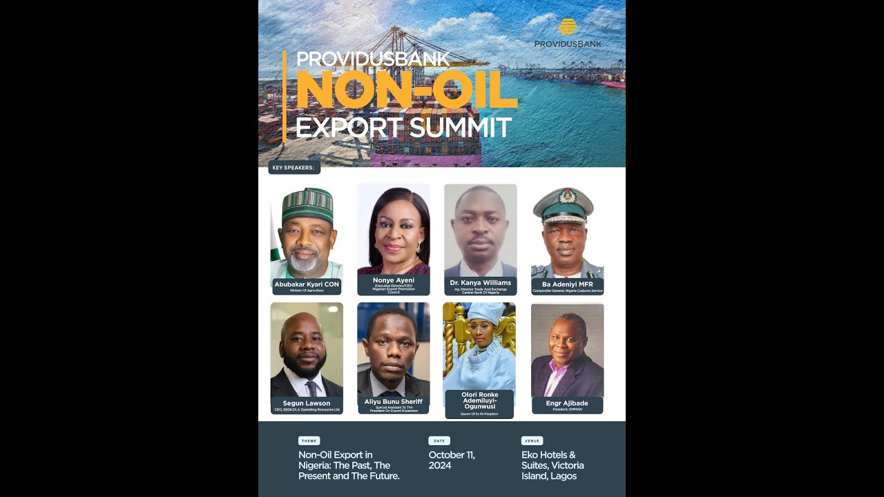 PROVIDUS BANK NON-OIL EXPORT SUMMIT 2024 - YouTube