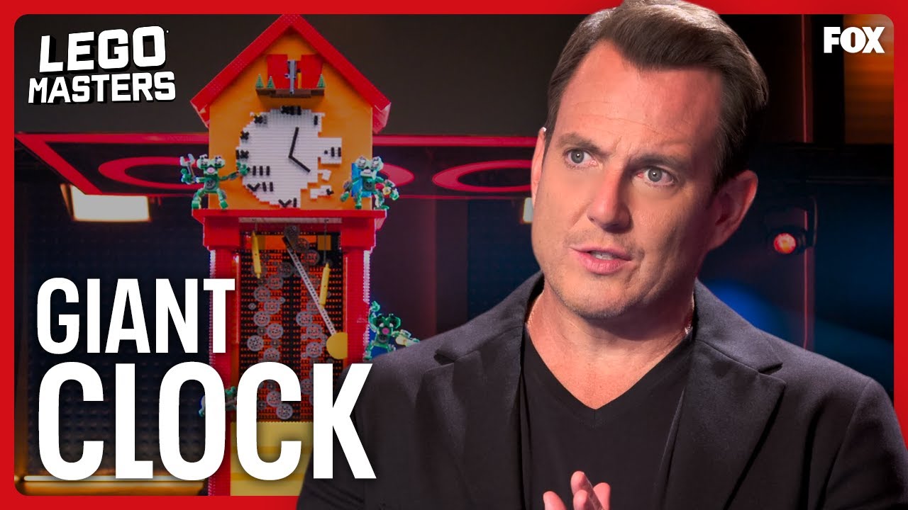 Contestants Build Human Size Grandfather Clock | LEGO Masters - YouTube