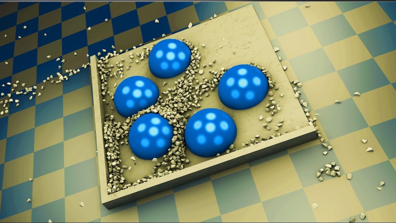 Fracturing Geometry Using Voronoi in Cinema 4D Tutorial - YouTube