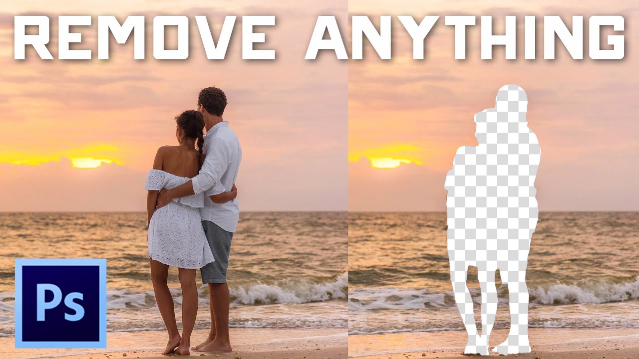 How to Remove Anything & Anyone from Any Picture with Photoshop - YouTube