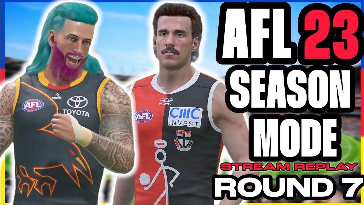 AFL23 SEASON MODE | ROUND 7 ADELAIDE CROWS VS STKILDA | #AFL #AFL23 # ...