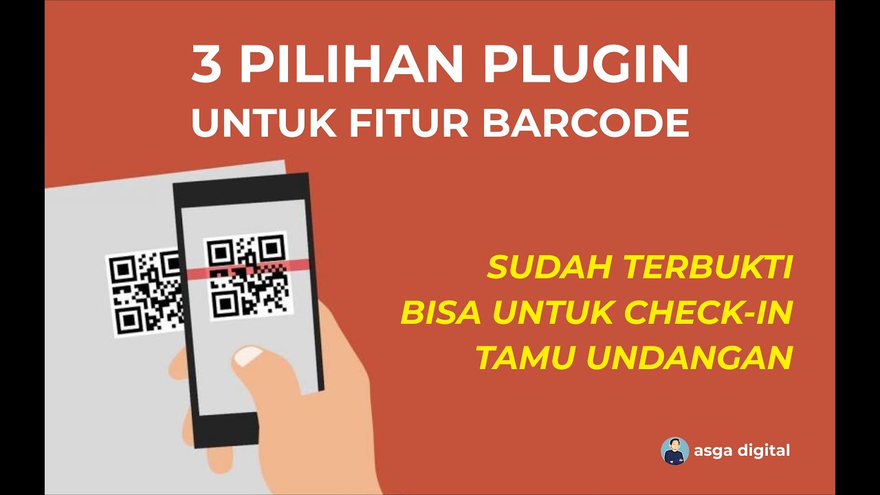 Tutorial Website - 3 PILIHAN PLUGIN UNTUK FITUR BARCODE - YouTube