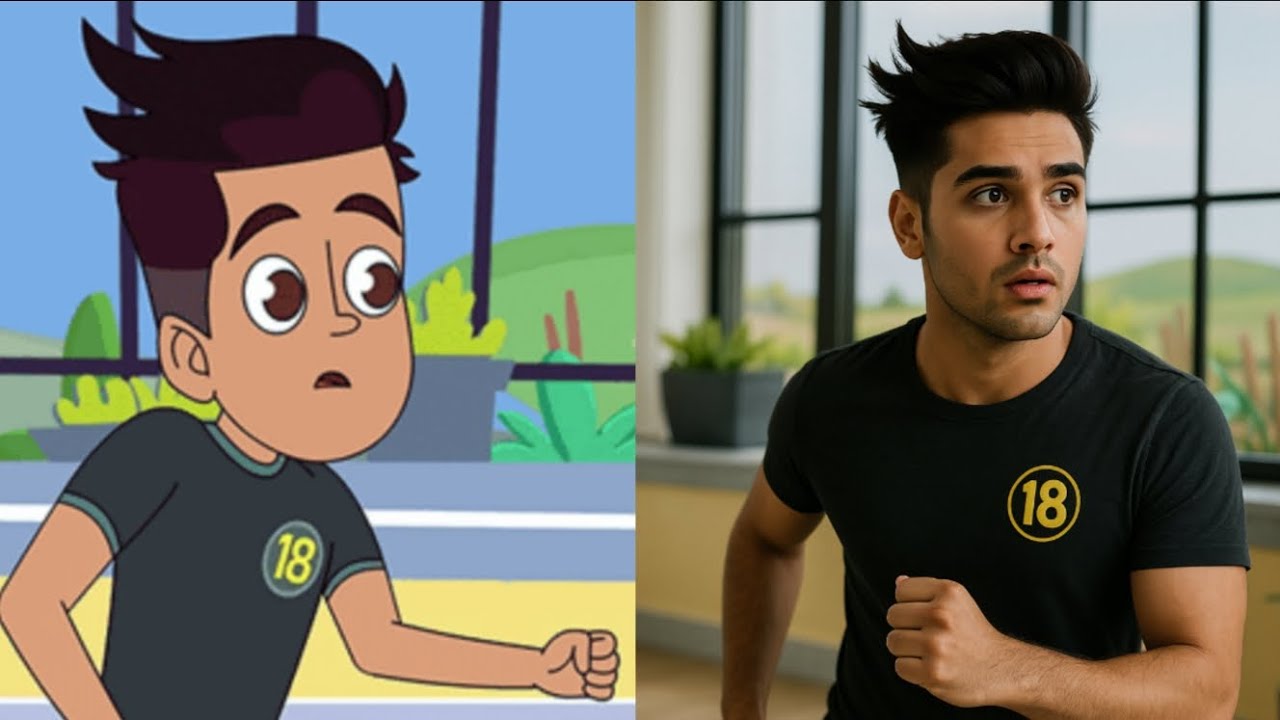 Chiku aur bunty cartoon characters in real life || chiku aur bunty ...