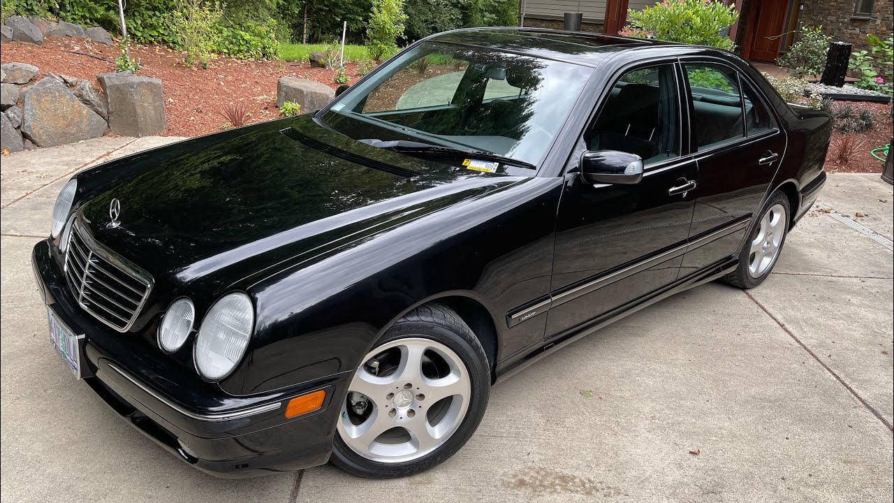 2002 Mercedes-Benz E320 Sport Sedan in Black - YouTube