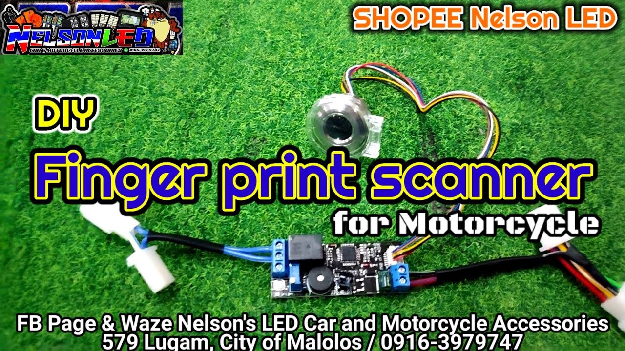 DIY Finger print scanner for motorcycle.. - YouTube