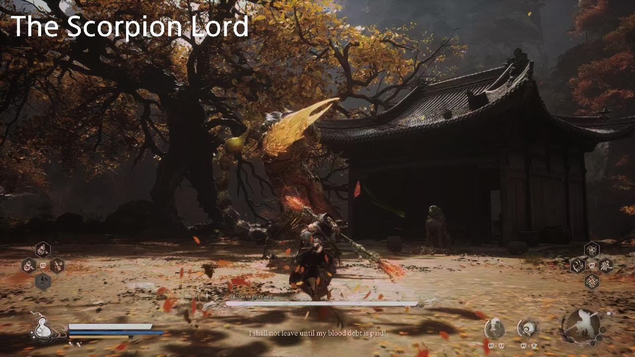 Black Myth: Wukong The Scorpion Lord Fight - YouTube