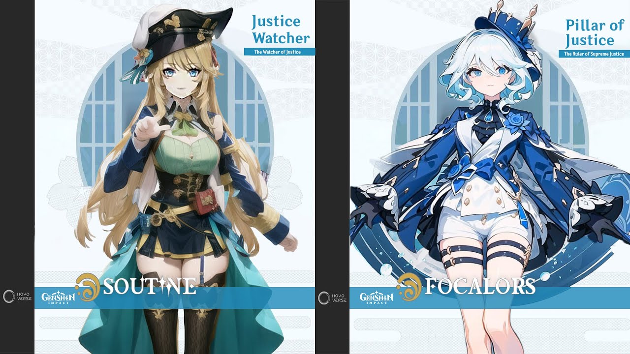 FINALLY! All FONTAINE Characters NEWS AND HYDRO ARCHON NEWS Till Now ...