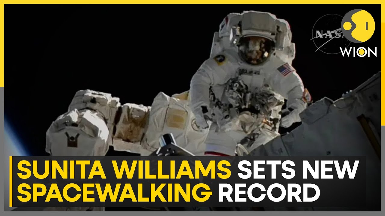 NASA's 2 Stuck Astronauts Take Their First Spacewalk Together | World ...