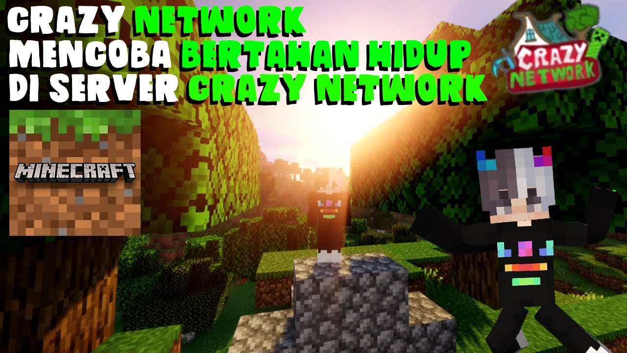 Mencoba Bertahan Hidup | Minecraft Crazy Network Vanilla #1 - YouTube