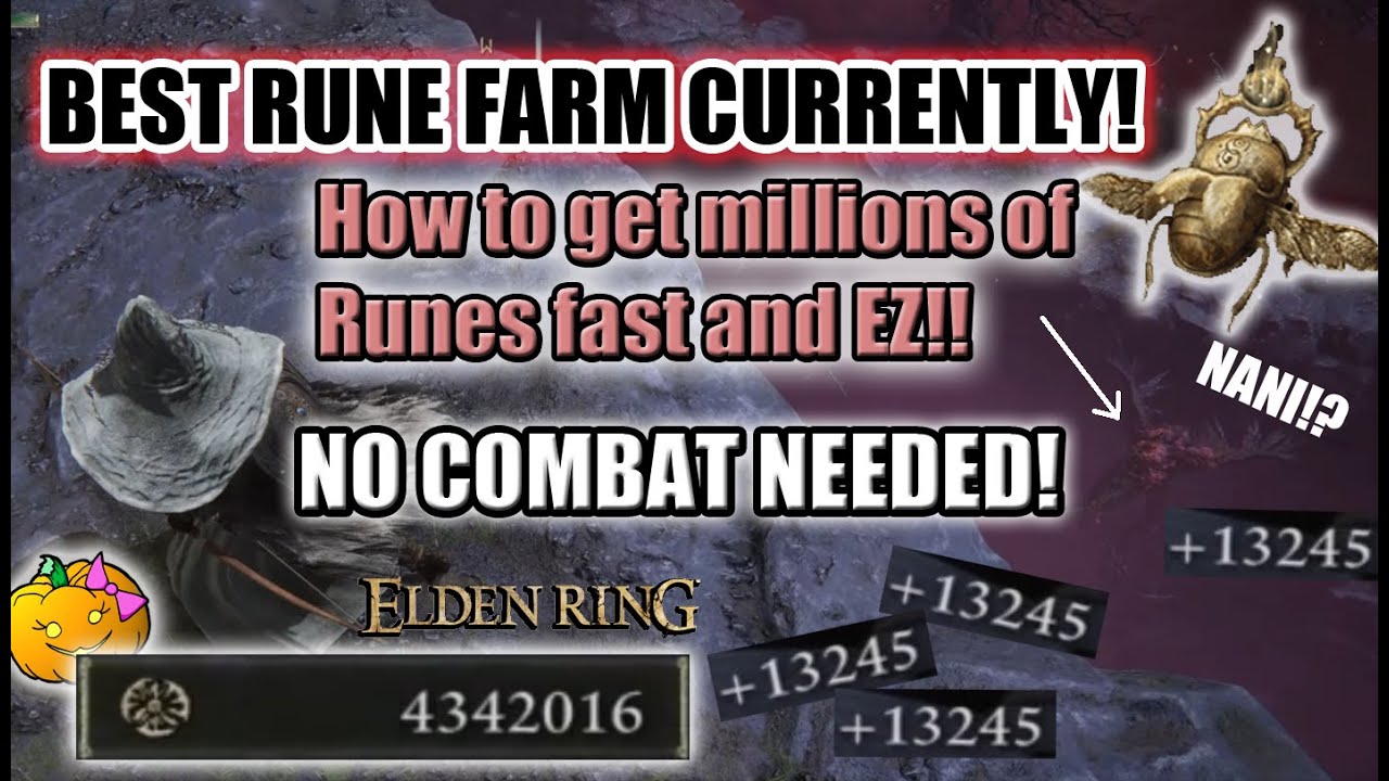 BEST RUNE FARM IN ELDEN RING - NO COMBAT NEEDED! Get millions of runes ...