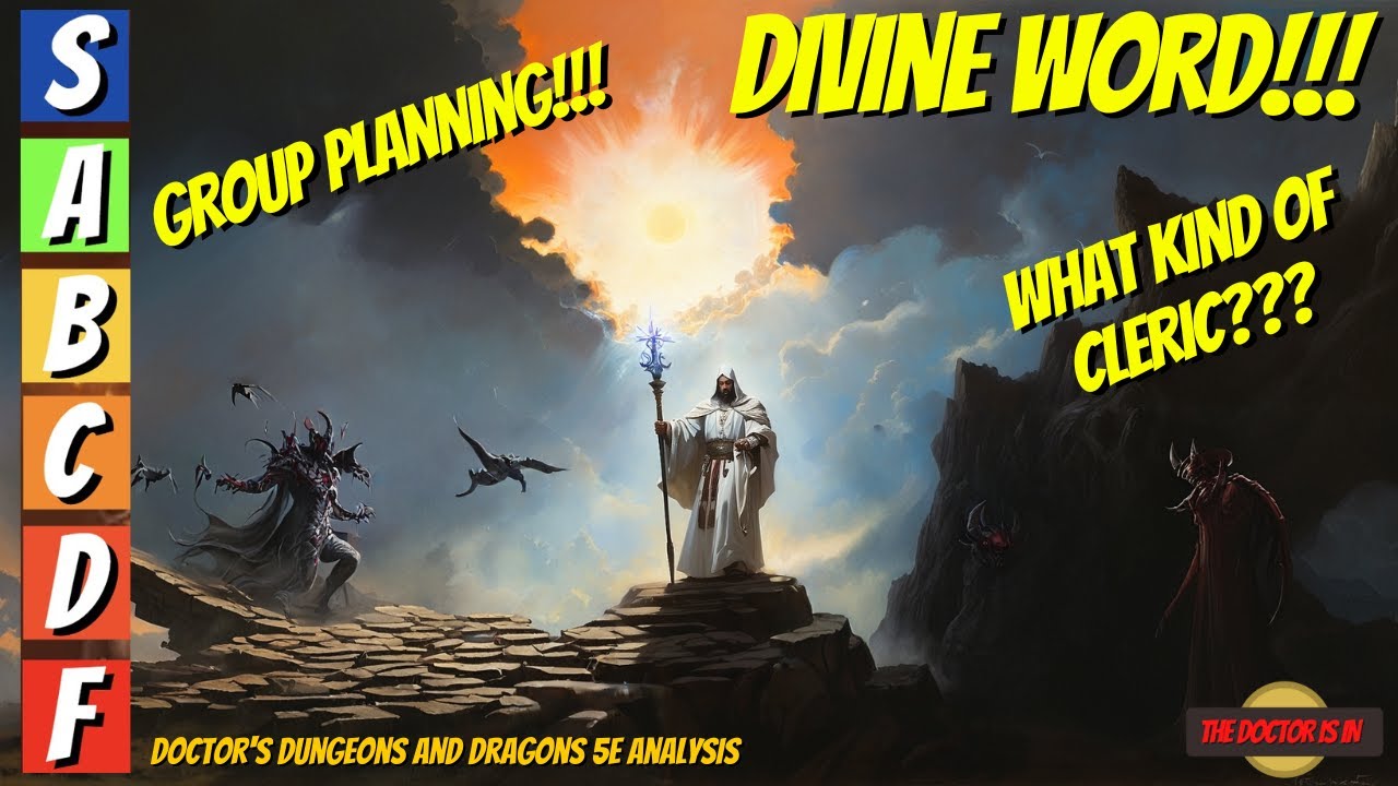 Crowd Control At Its Finest With the Spell DIVINE WORD in Dungeons and ...