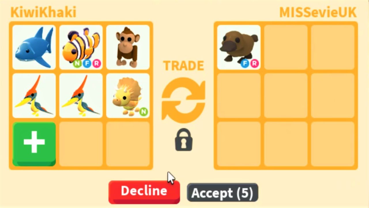 *INSANE* TRADE FOR A PLATYPUS PET (Roblox Adopt Me) W/F/L - YouTube