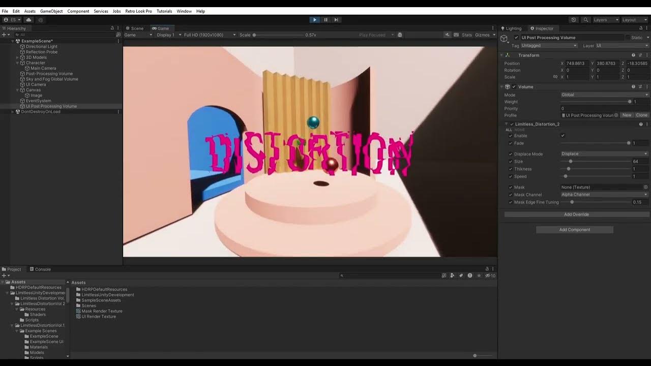 [Tutorial] Apply Distortion Effects to UI Elements | UNITY | HDRP| - YouTube