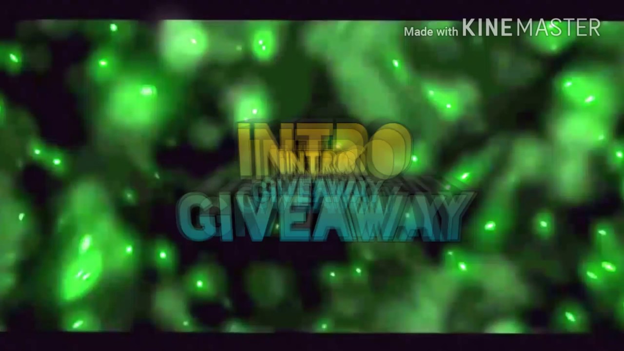 Intro giveaway - YouTube