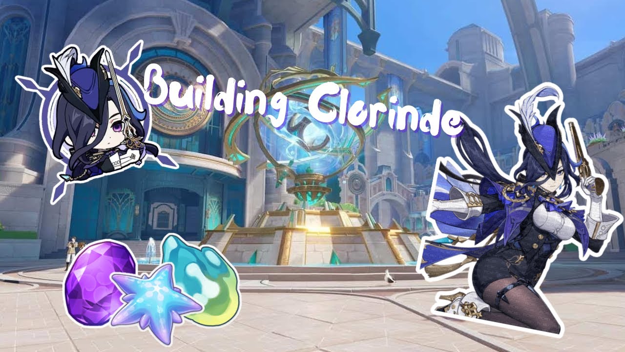 build an f2p clorinde with me! | genshin impact - YouTube