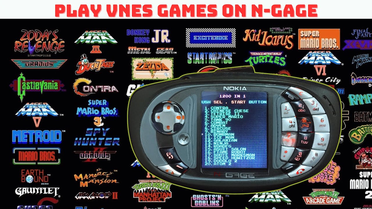 N-Gage install Vnes - YouTube