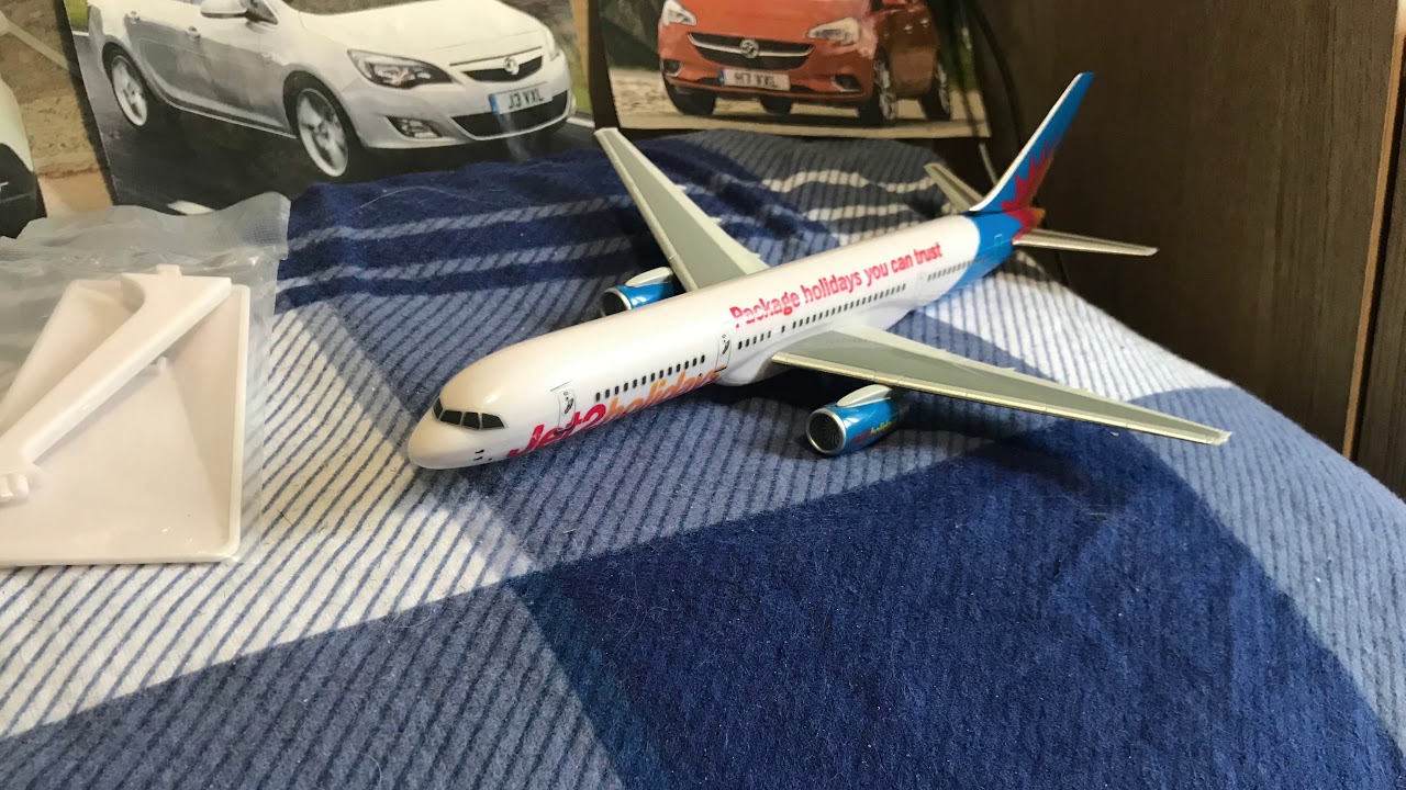 My New Jet2Holidays Model Plane That I Got On My Flight Home - YouTube