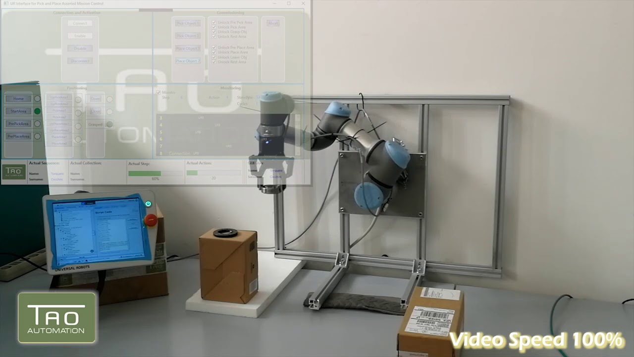 UR3 Socket Control Example - YouTube