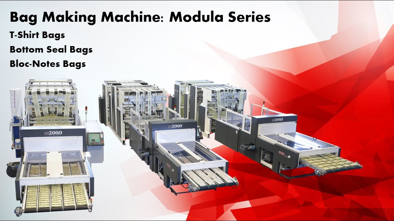 SALDOFLEX MODULA SERIES - AUTOMATIC BAG MAKING MACHINES - YouTube