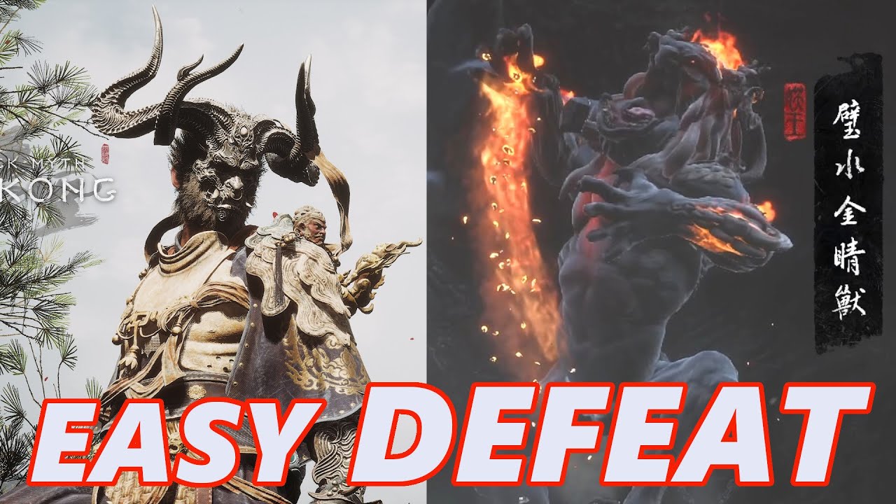 EASY TIP TO BEAT BISHUI GOLDEN-EYED BEAST - Black Myth: Wukong - YouTube