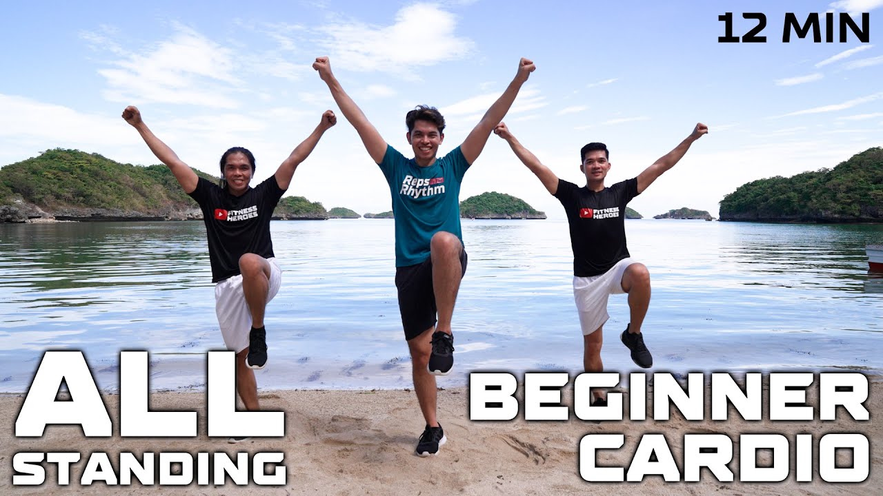 FUN CARDIO Workout • FAT BURNING • Beginner Friendly - ALL STANDING ...